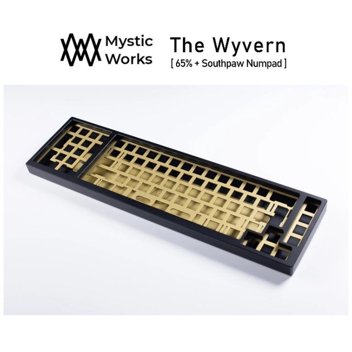 Jual Mystic Works Wyvern (65% + Southpaw) Mechanical Keyboard | Shopee ...