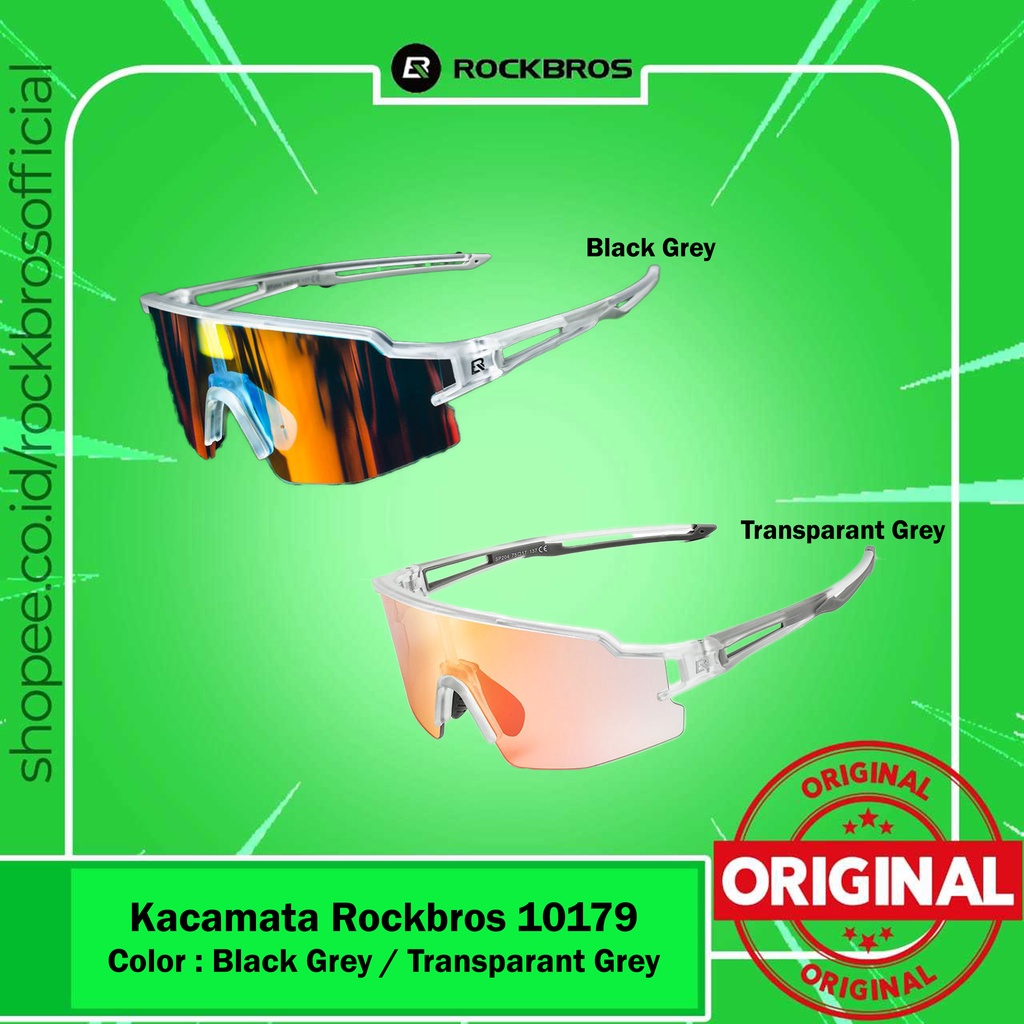 Jual Kacamata Sepeda Olahraga Rockbros 10179 Cycling Sunglasses Kaca Mata Olah Raga Sport Gowes ...