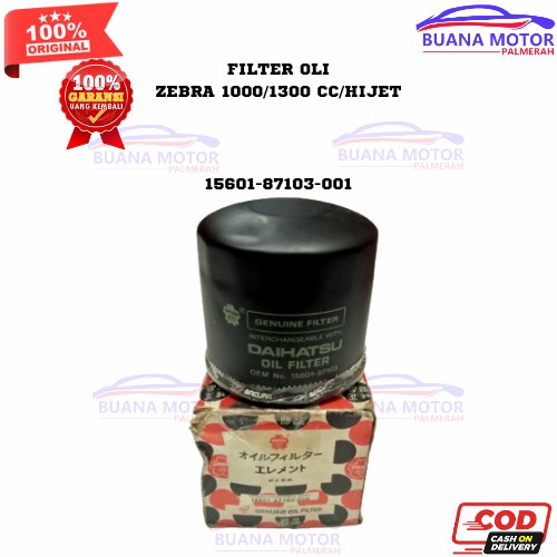 Jual Filter Oli Zebra 1000/1300cc/Hijet 1000 15601-87103-001 SAKURA ...