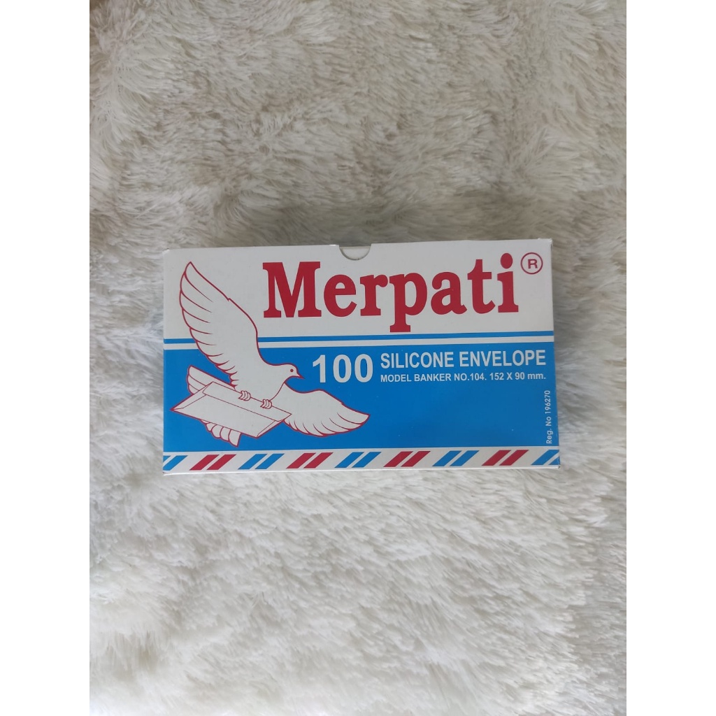Jual Amplop Merpati Biru Airmail 104 Tanggung Silicon 70 gr | Shopee ...