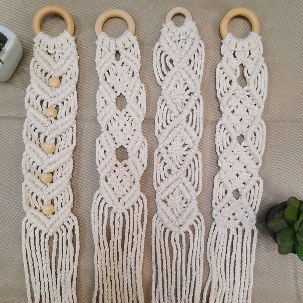Jual TERLARIS HIASAN DINDING HIASAN MACRAME Macrame plant hanger ...