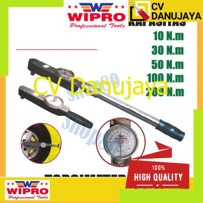 Jual Wipro Kunci Momen Torsi Torsimeter Torque Meter 10 30 50 100 200 ...