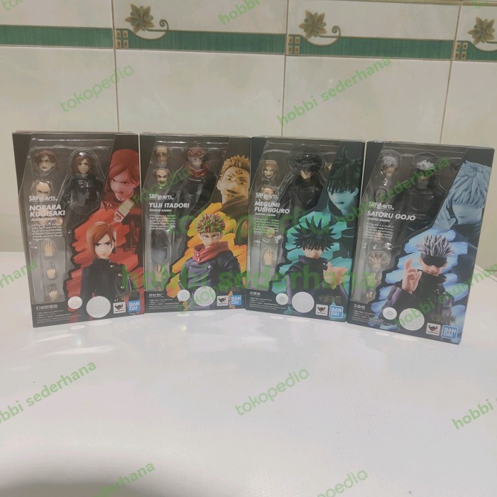 Jual set SHF JUJUTSU KAISEN ( YUJI, MEGUMI FUSHIGURO, NOBARA, GOJO ...