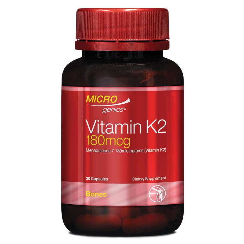 Jual Microgenics Vitamin K2 180mcg 30 Capsules | Shopee Indonesia