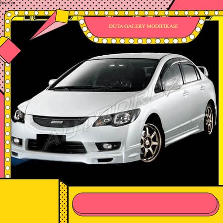 Jual Lips Add On Bodykit Honda Civic FD1 Mugen Lips 2009 - 2011 Taiwan ...