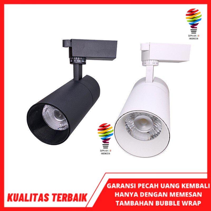 Jual LAMPU SOROT RELL TRACK LIGHT COB 10W 20W SPOTLIGHT LAMPU SOROT REL ...