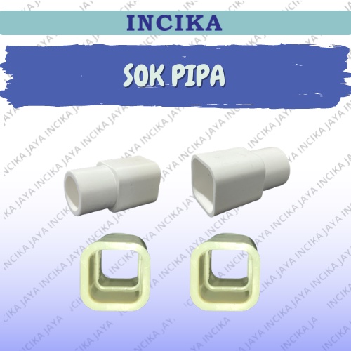Jual SOK PIPA PENGHUBUNG PIPA BENTUK KOTAK DAN BULAT - SOK PIPA ...