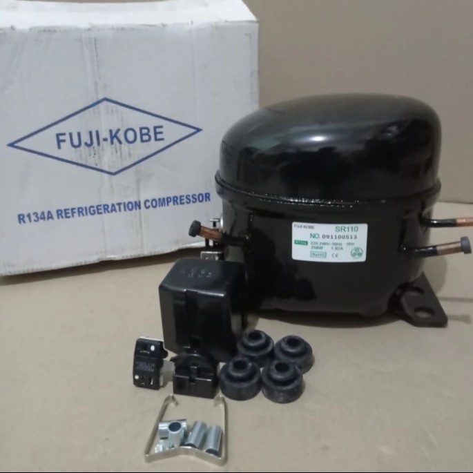 Jual Kompresor kulkas /compressor kulkas merk fuji 1/3 hp MFD27 ...