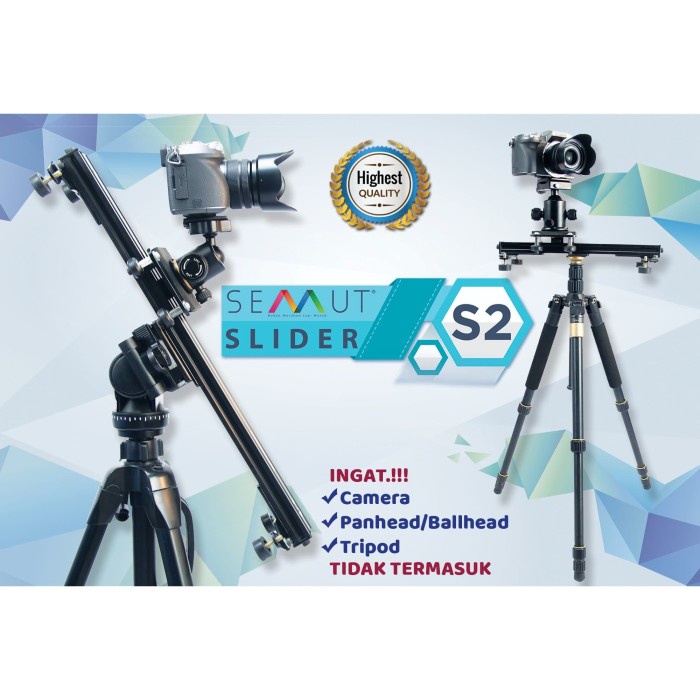 Jual TERLARIS - Slider Kamera Slider Camera Slidecam Dolly SEMUT S2 ...