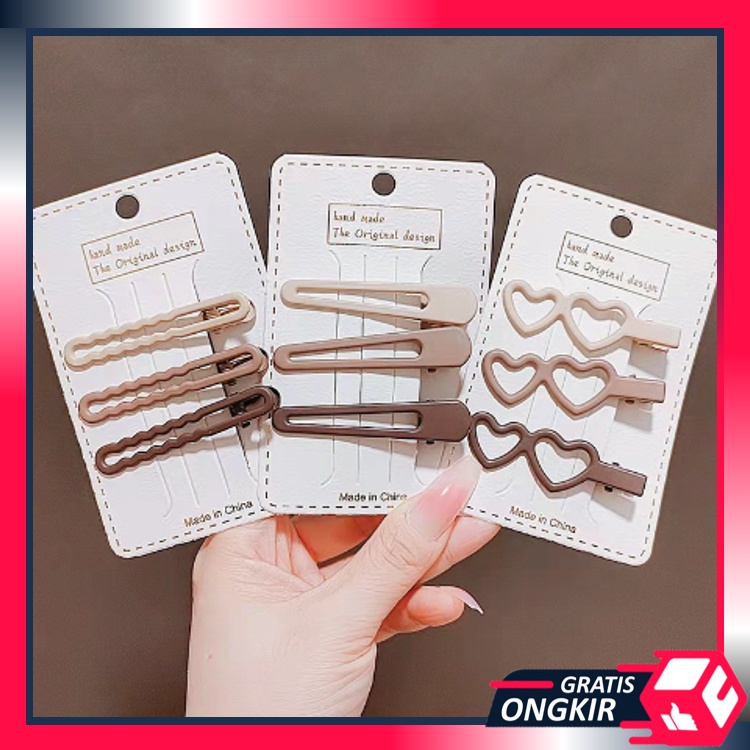 Jual Gratis Ongkir - F5802 Jepit Rambut Korean Style / Set Jepit Rambut ...