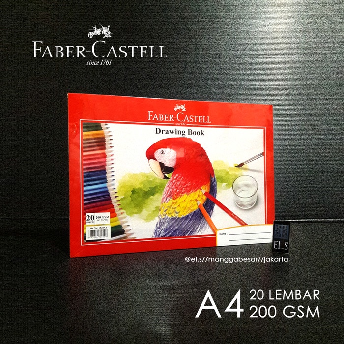 Jual Faber Castell Drawing Book A4 Buku Gambar | Shopee Indonesia