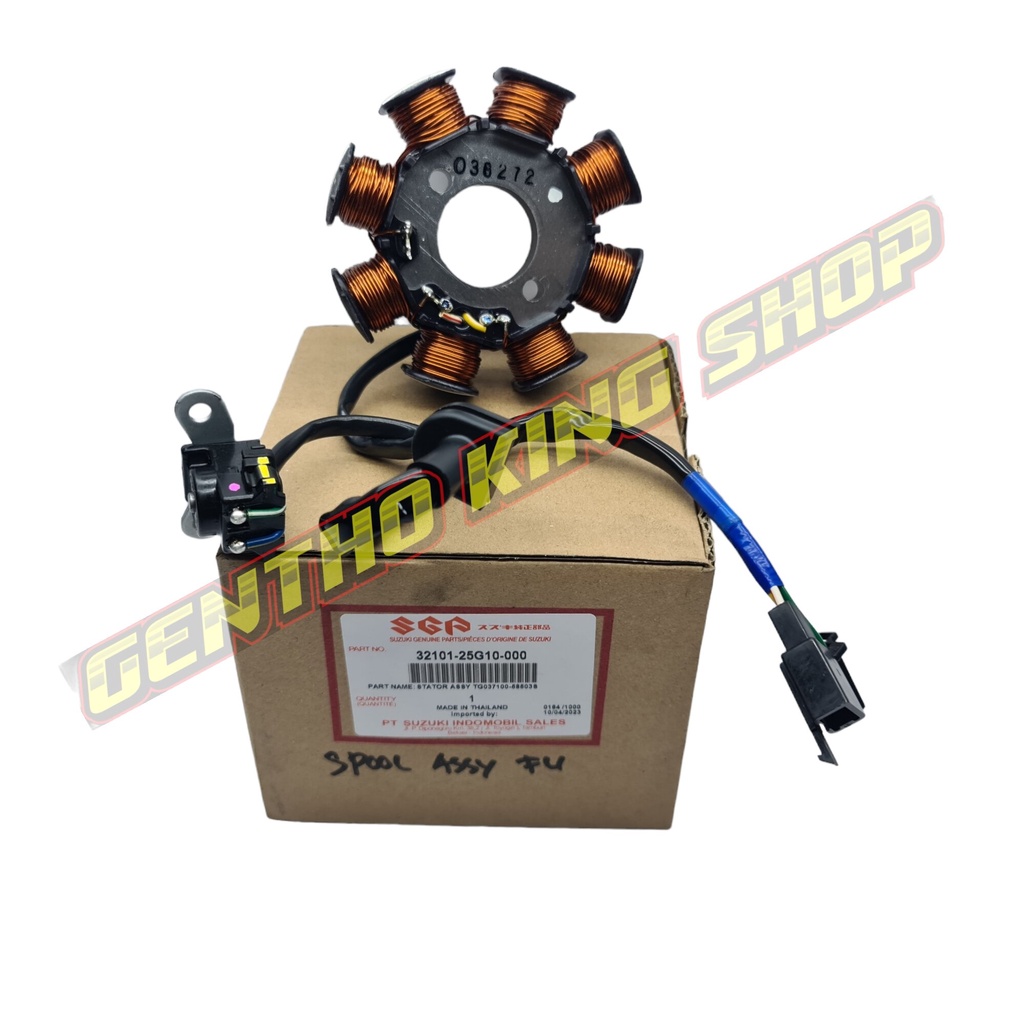 Jual SPULL stator assy Satria FU 150 original SGP 32101-25G10-000 | Shopee Indonesia