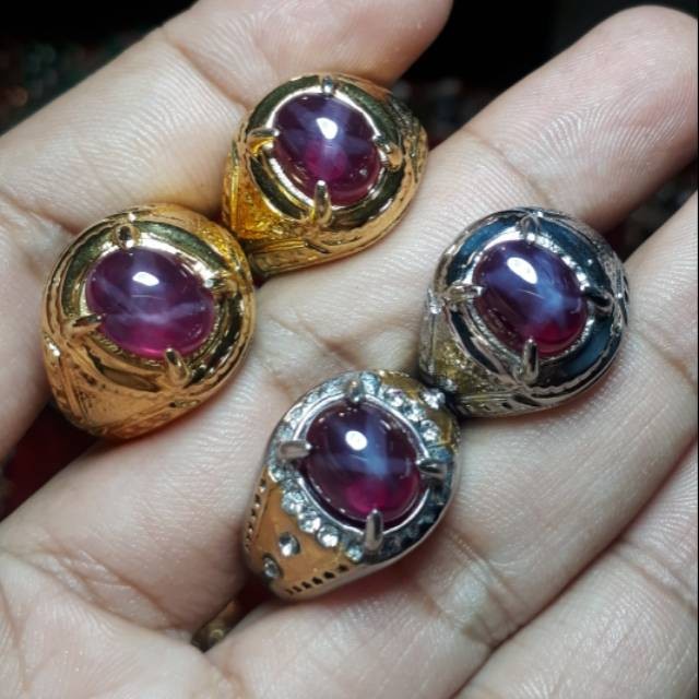 Jual RED STAR RUBY CRYSTAL ASLI CHATAM | Shopee Indonesia