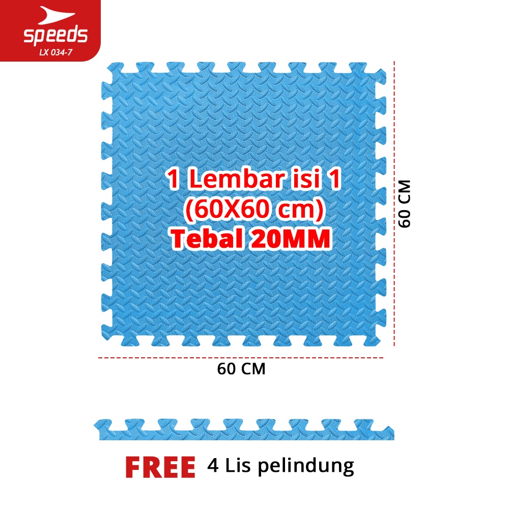 Jual SPEEDS Matras Evamat 60x60cm Matras Puzzle Karpet Puzzle Matras ...