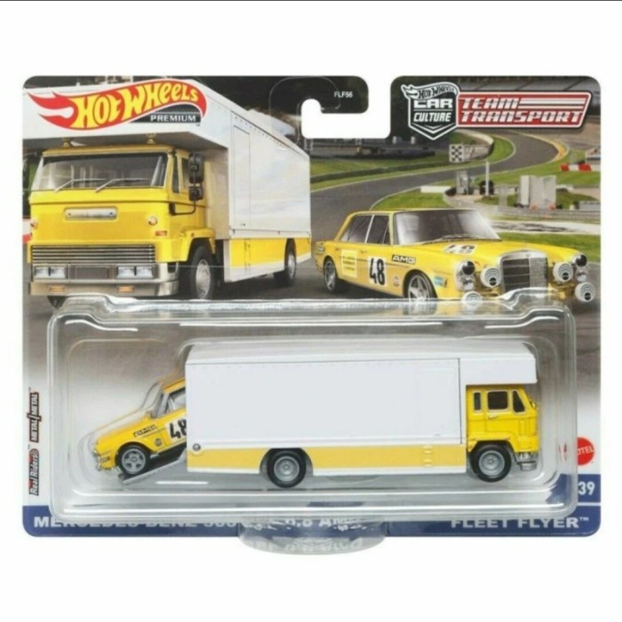 Jual AMC SHOP hotwheels team transport mercedes benz 300 sel 68 amg ...