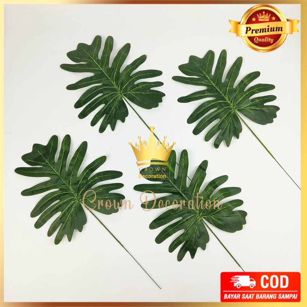 Jual [1 PCS] DAUN PALEM PAKIS PLASTIK PILLOW LEATHER FERN MAWAR DURI ...