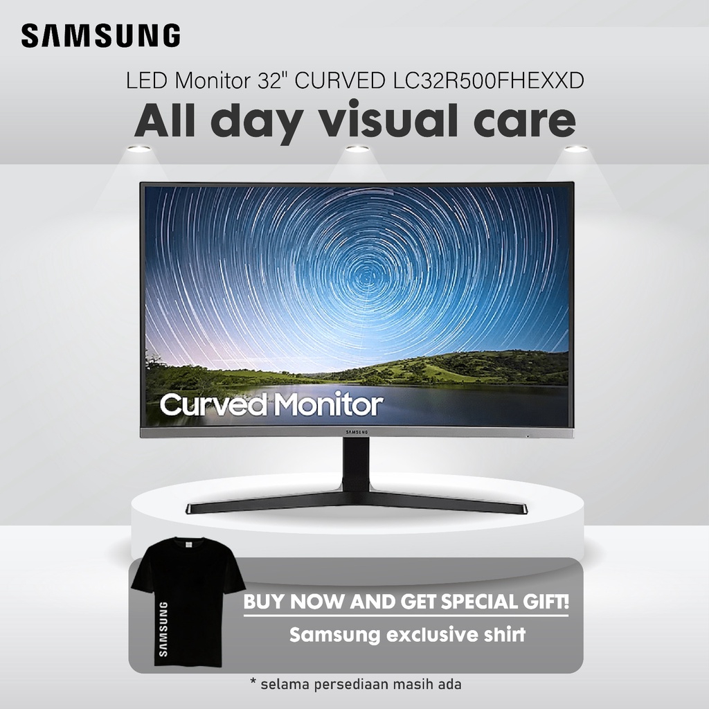 Jual Monitor Samsung 32" Inch C32R500 FHD LED Curved LC32R500FHEXXD ...