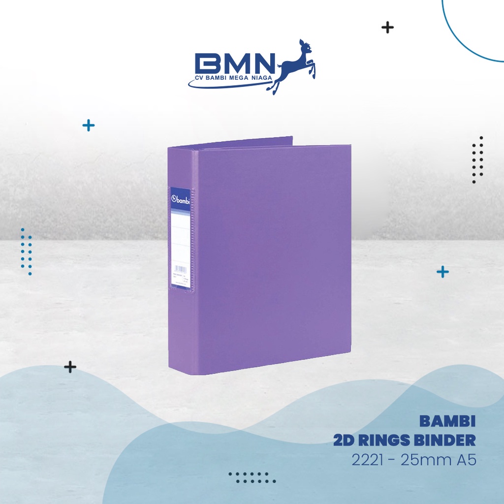 Jual Bambi Ring Binder D-Type 2 Ring ukuran A5 / Binder Photocard ...