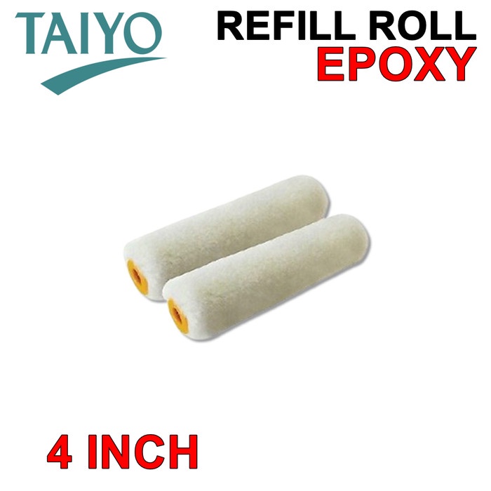 Jual TAIYO Refill Kuas Roll 4 Inch EPOXY Paint Roller Kapal Gagang Cat ...