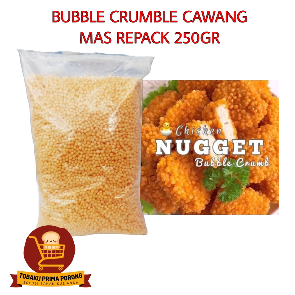 Jual BUBBLE CRUMB CAWANG MAS repack 250gr - Tepung roti crumble 250gr ...