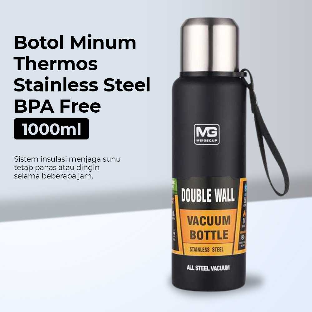 Jual TRFF Botol Minum Termos Air Panas Dingin Double Wall Stainless ...