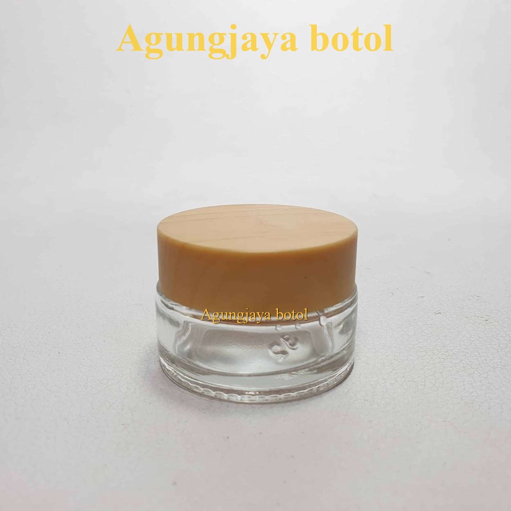 Jual Pot Kaca 20 Gram Bulat Clear Original / Pot Cream Kaca / Pot ...
