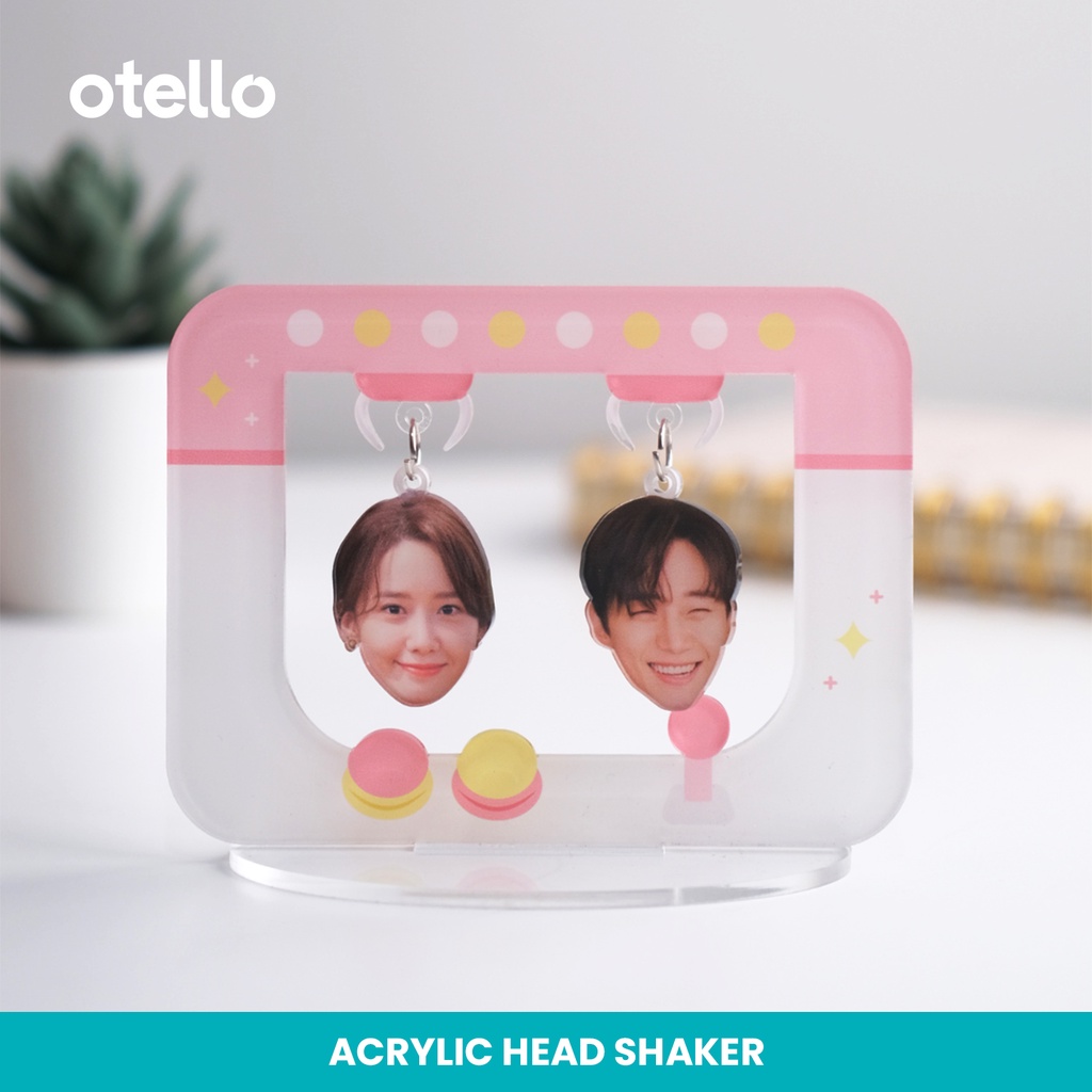 Jual Custom Pajangan Meja Akrilik Head Shaker Couple Shaky Acrylic Dua ...