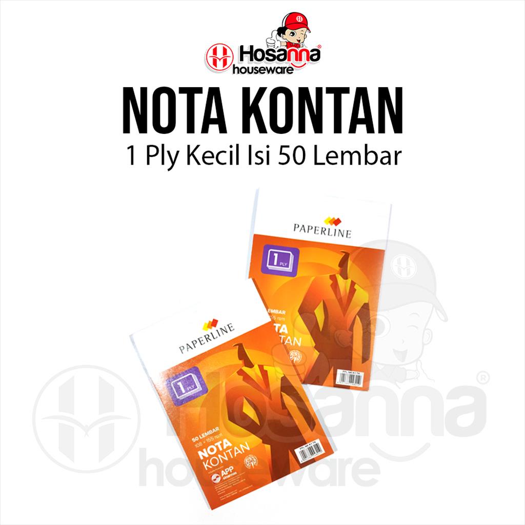 Jual Nota Kontan Kecil 1ply Isi 50 Lembar Paperline | Shopee Indonesia