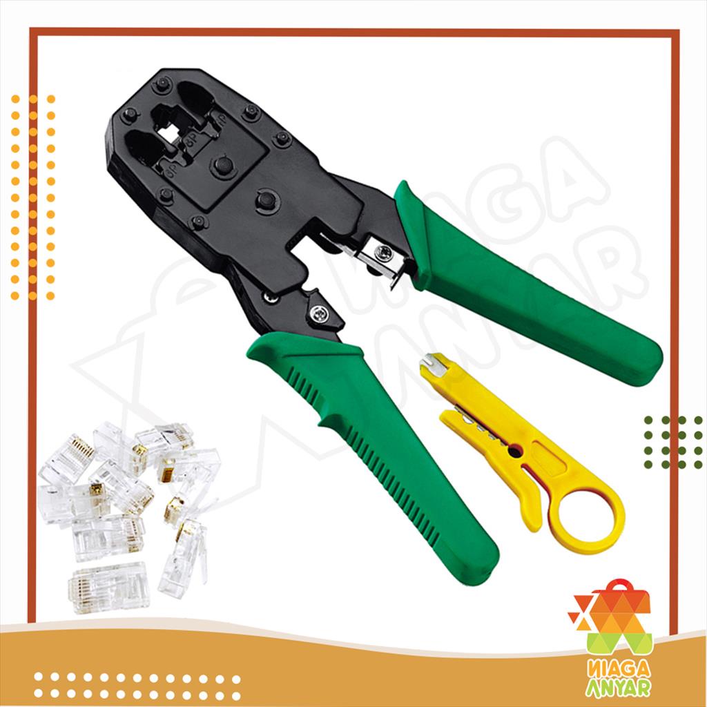 Jual NAS Crimping Tool Multifunction 3in1 Modular Tang RJ45 RJ11 ...