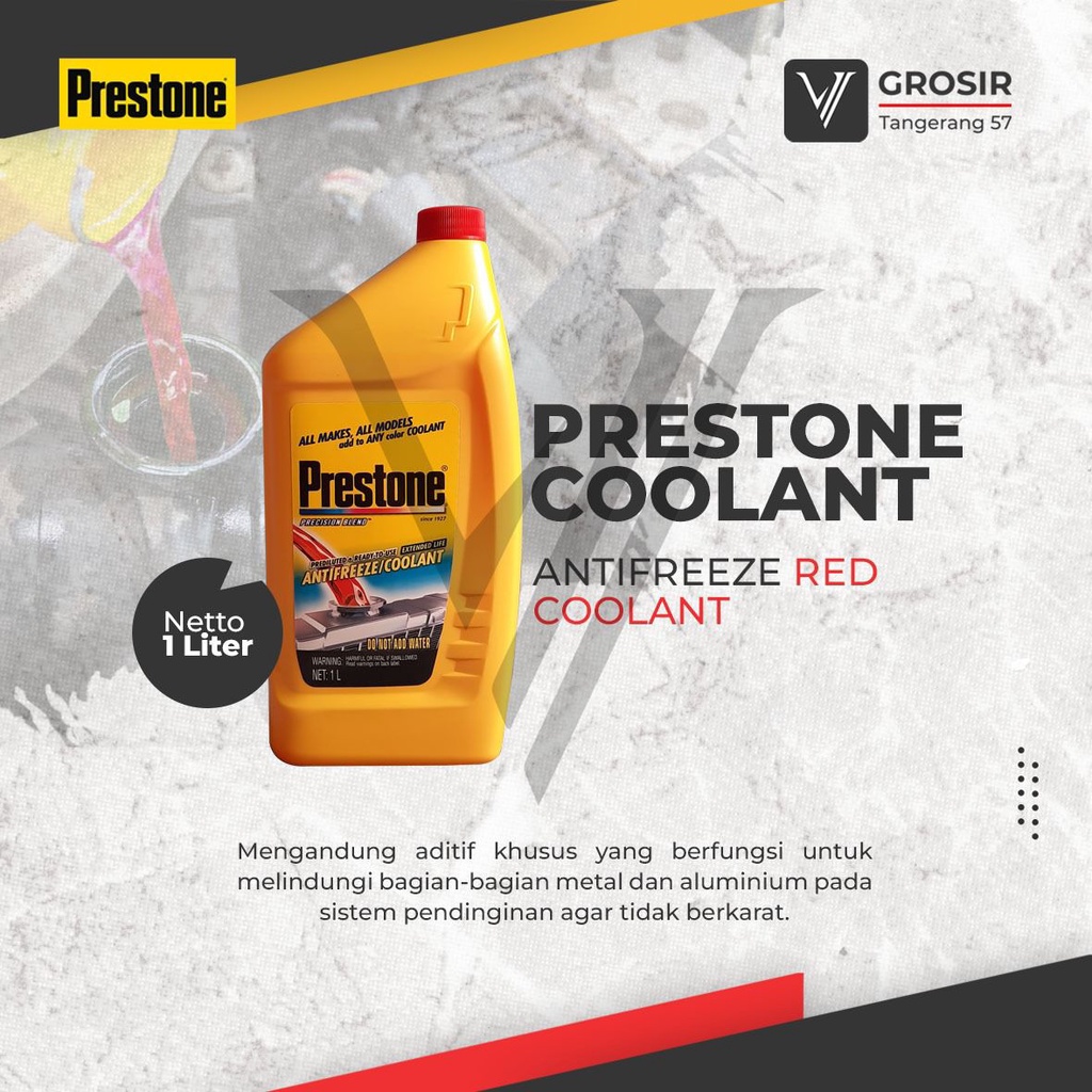 Jual PRESTONE COOLANT MERAH AIR RADIATOR ANTIFREEZE 1 LITER | Shopee ...