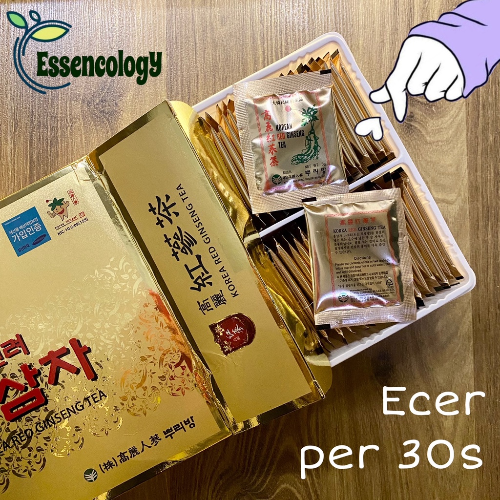 Jual Korea Red Ginseng Tea - Teh Granular Herbal Ginseng Merah - Ecer ...