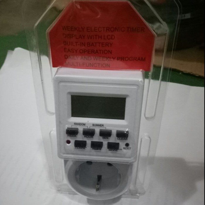 Jual Stop Kontak Timer Digital Steker Listrik Otomatis Universal MS ...