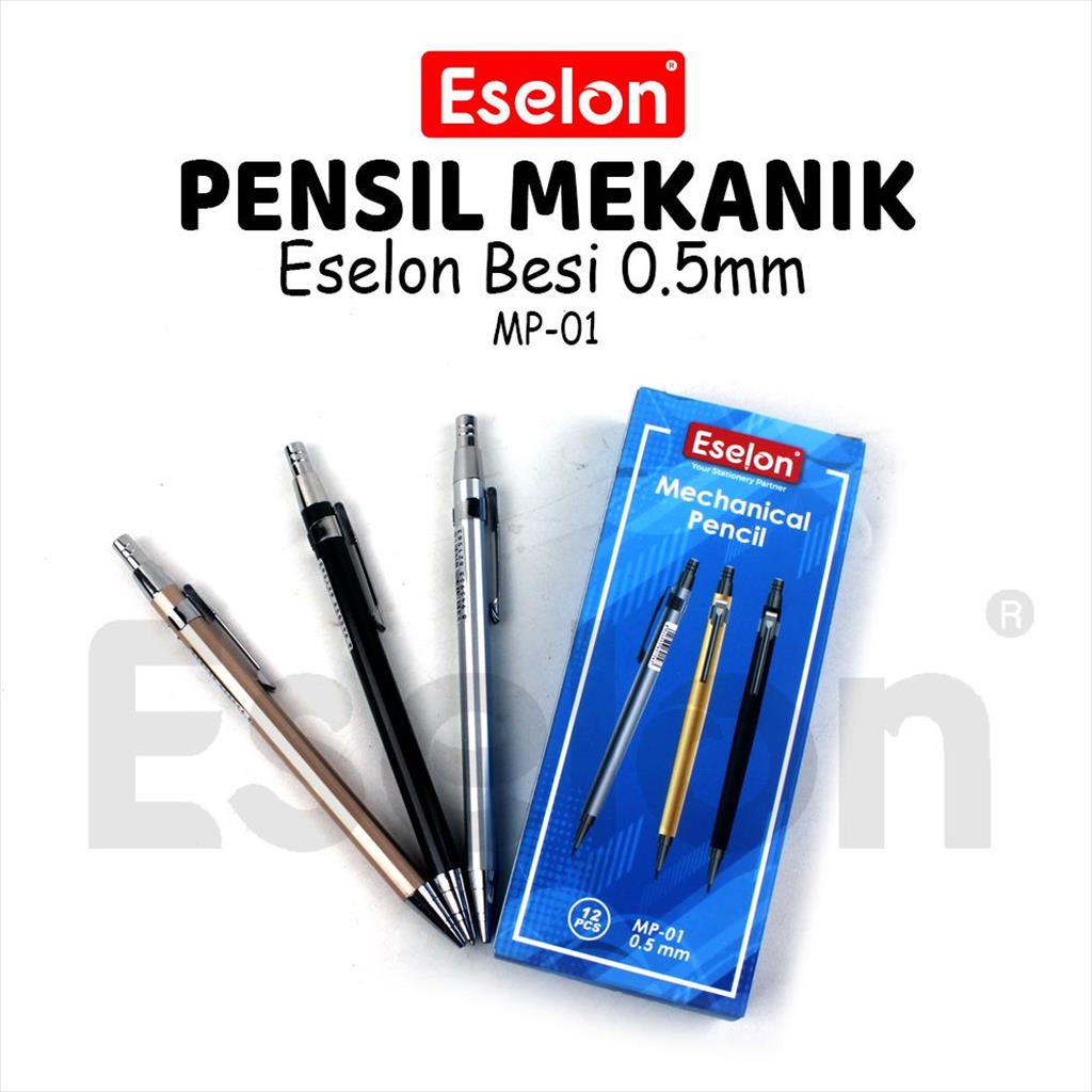 Jual 1buah Pensil Mekanik 0.5 MM Besi Office / Pensil Mekanik 0.5mm ...