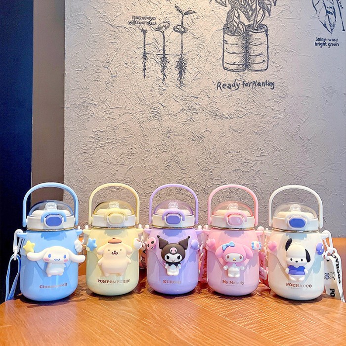 Jual Botol Minum Stainless 316 Sedot Anak Bertali Melody Cinnamoroll ...