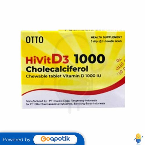 Jual Hivit D3 1000 Iu Box 30 Tablet | Shopee Indonesia