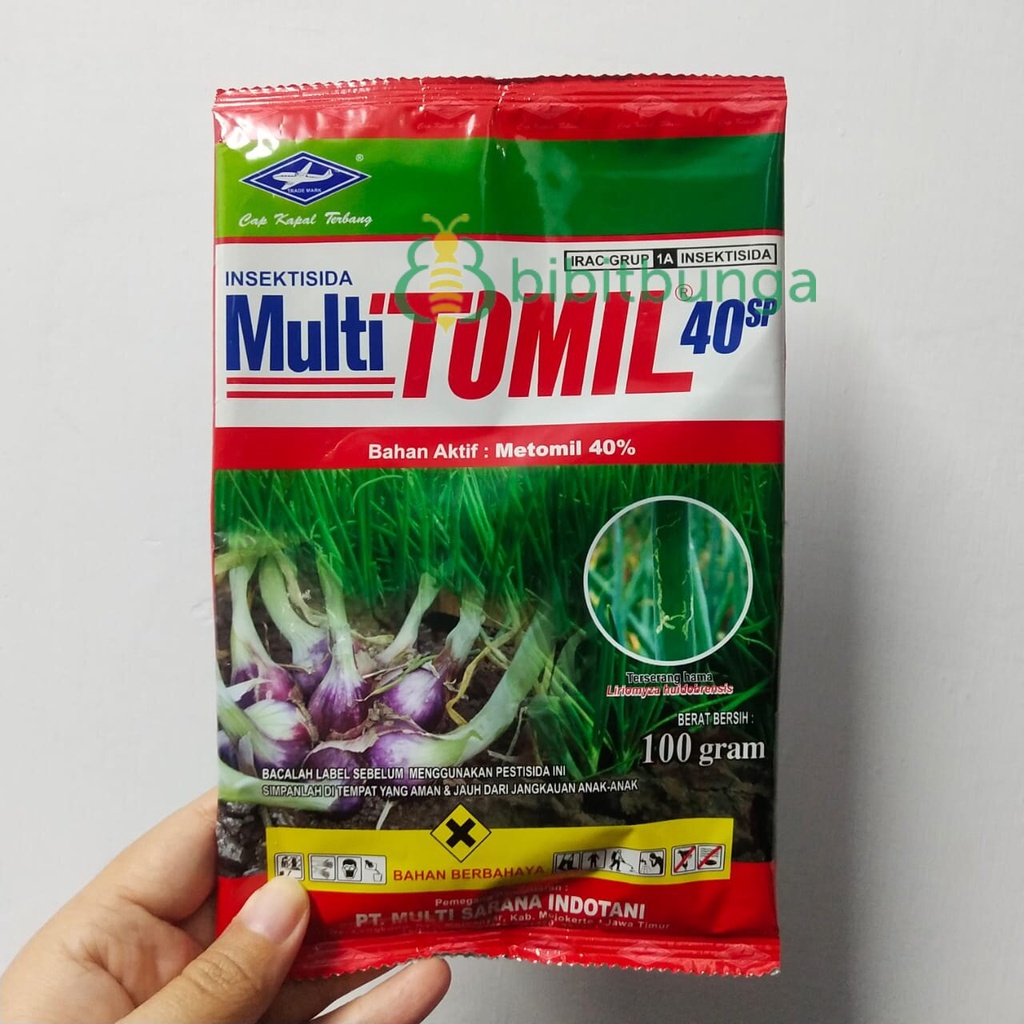 Jual MULTITOMIL 40 SP 100 gr Metomil Insektisida Obat untuk Hama Ulat ...