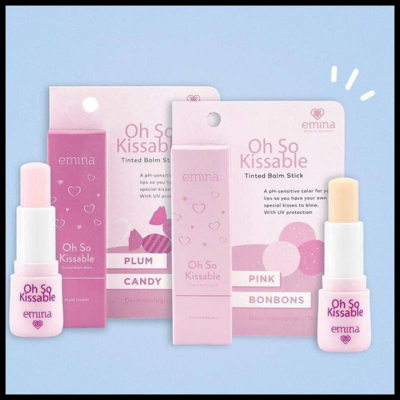Jual EMINA Oh So Kissable Tinted Lip Balm | Shopee Indonesia