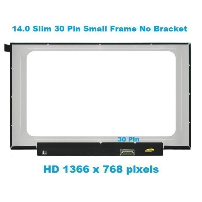 Jual LED LCD ASUS VIVOBOOK S14 S411U S410 S410U 14 INCH 30 PIN SMALL ...