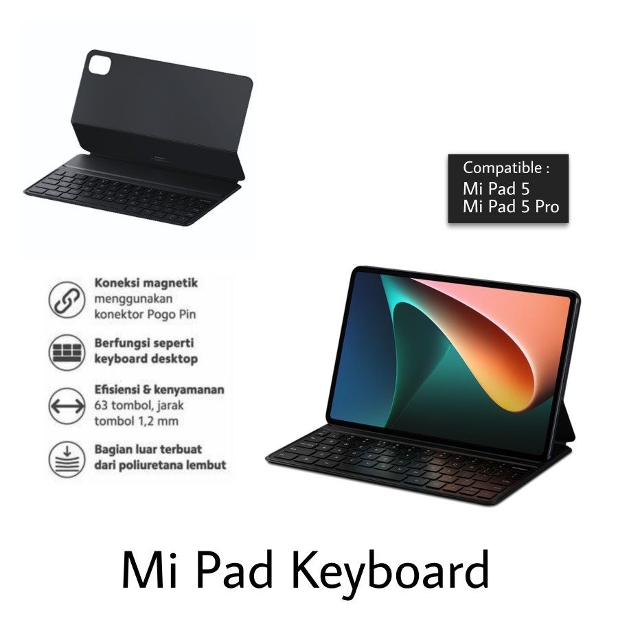 Jual Mi Pad Keyboard for Mi Pad 5 / 5 Pro Smart Keyboard | Shopee Indonesia