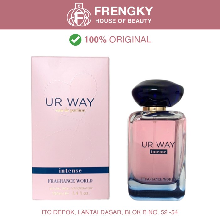 Jual Parfum Fragrance World Ur Way Intense EDP 100 Ml | Shopee Indonesia