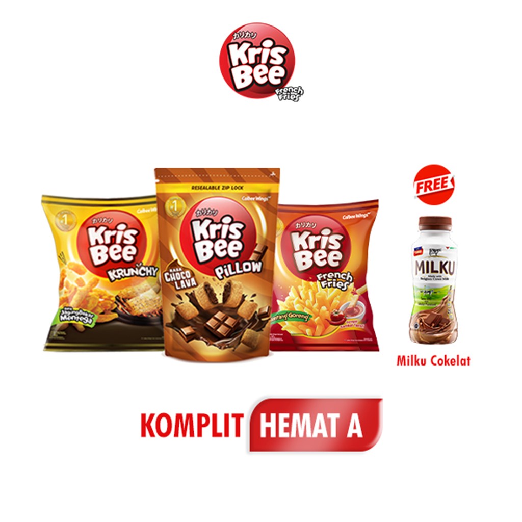 Jual Krisbee Komplit Hemat Free Milku Cokelat | Shopee Indonesia