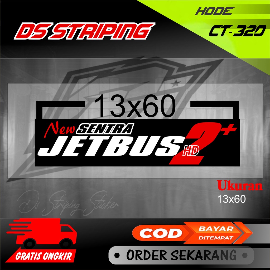 Jual OS- Ct-320 New Jetbus2+ stiker cutting Jetbus | Shopee Indonesia