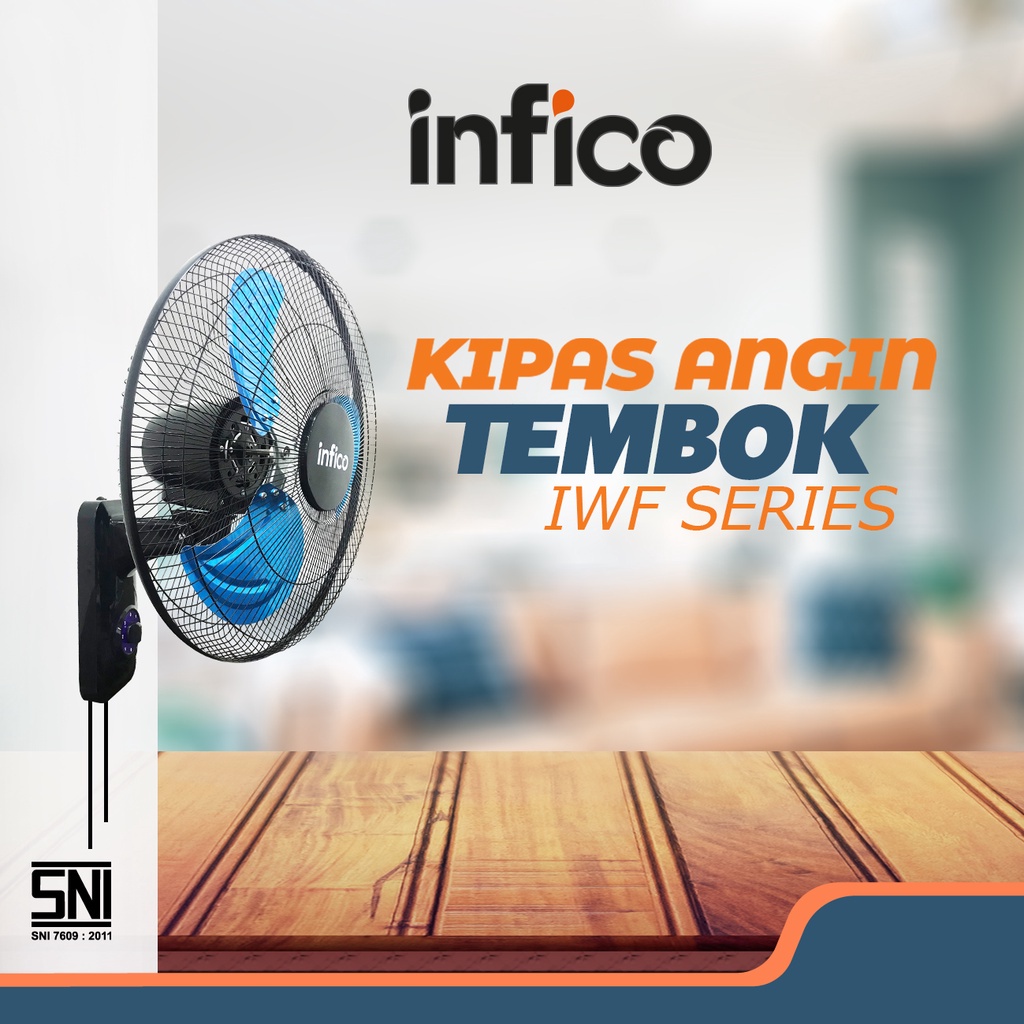 Jual Kipas Angin Dinding JUMBO BESI INFICO IWF Wall Fan 18 inch Tembok ...
