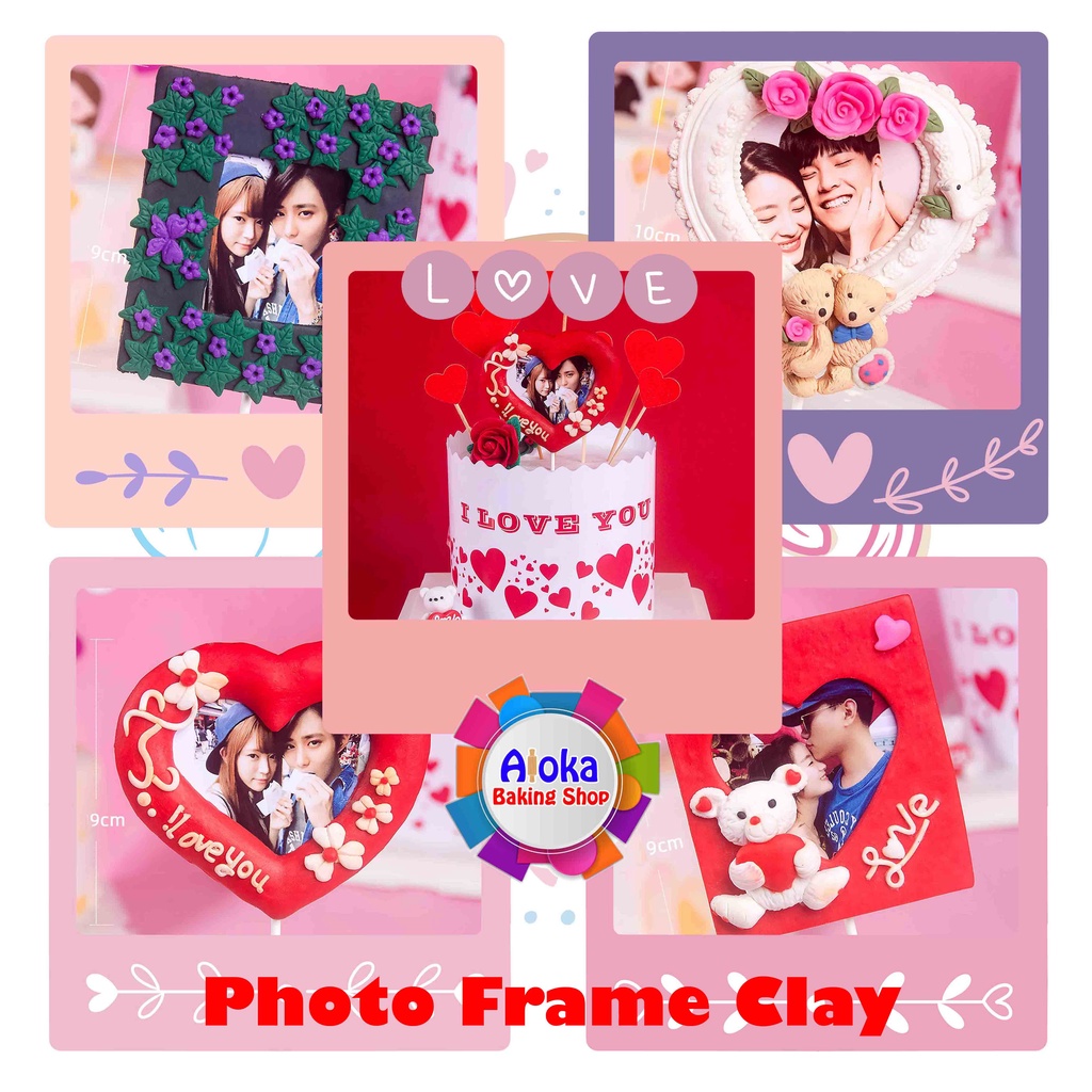 Jual Topper Bingkai Foto Ulang Tahun / Photo Frame Clay | Shopee Indonesia