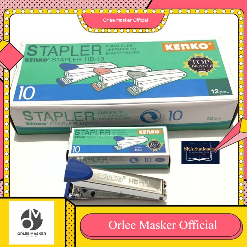 Jual STAPLER KENKO KECIL Hd 10 original (1 pcs) | Shopee Indonesia