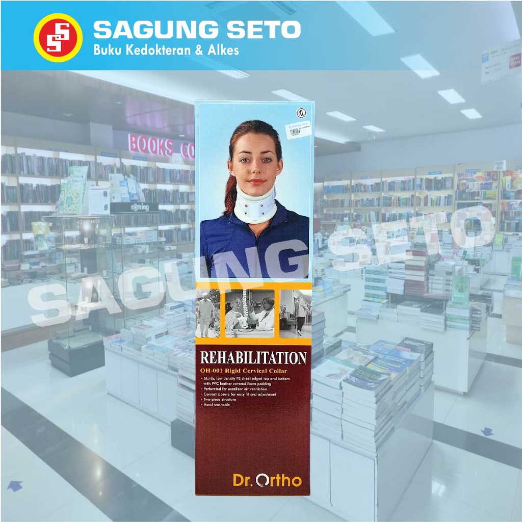 Jual DR ORTHO XL-CERVICAL COLLAR RIGID ADJUSTABLE OH-001 | Shopee Indonesia