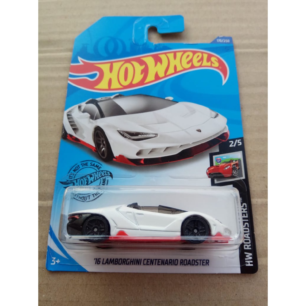Jual Hot Wheels - 16 Lamborghini Centenario Roadster White | Shopee ...