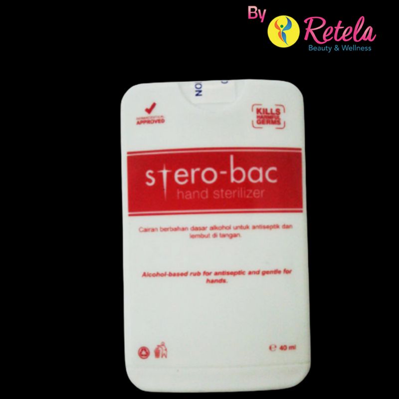 Jual Stero-Bac Hand Sterilizer 40ml | Shopee Indonesia