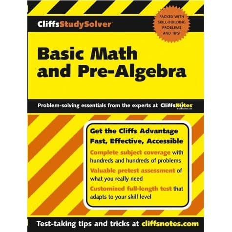 Jual Pdf Buku Basic Math and Pre-Algebra (Cliffs Study Solver) | Shopee ...