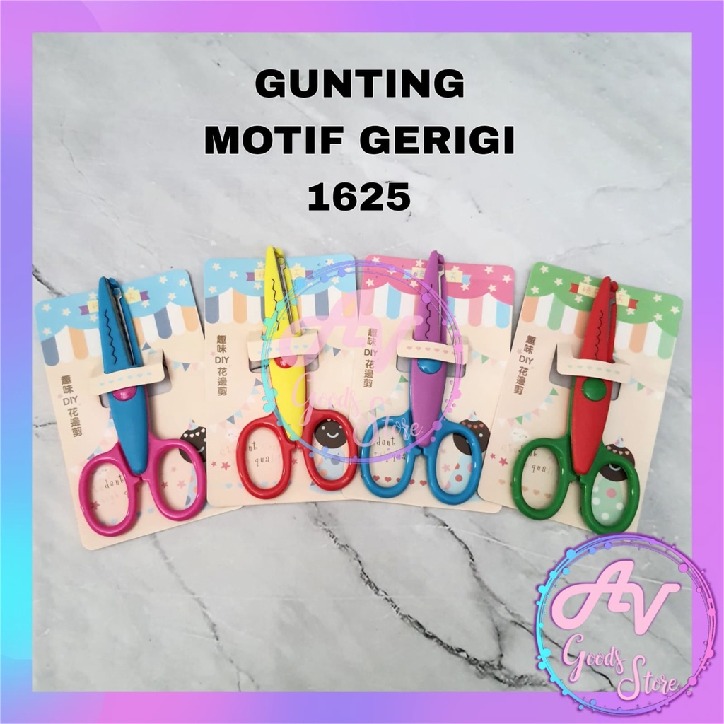 Jual Gunting Gerigi 1625 / Gunting Bentuk Motif Gerigi / Guting ZigZag ...